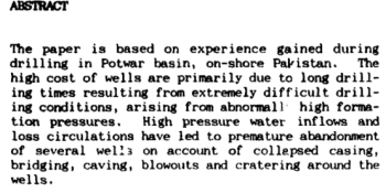 Abnormal Formation Pressures in Post-Eocene Formation [Research Paper]